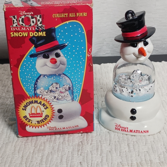 McDonald's | Holiday | Mcdonalds Disney 1 Dalmatians Snow Dome Globe ...